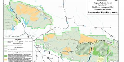 Angeles national forest map - Los Angeles national forest map ...